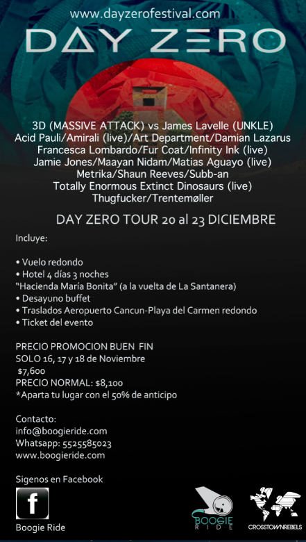 ¡Day Zero Festival anuncia paquetes a precio especial! - Indie Rocks!