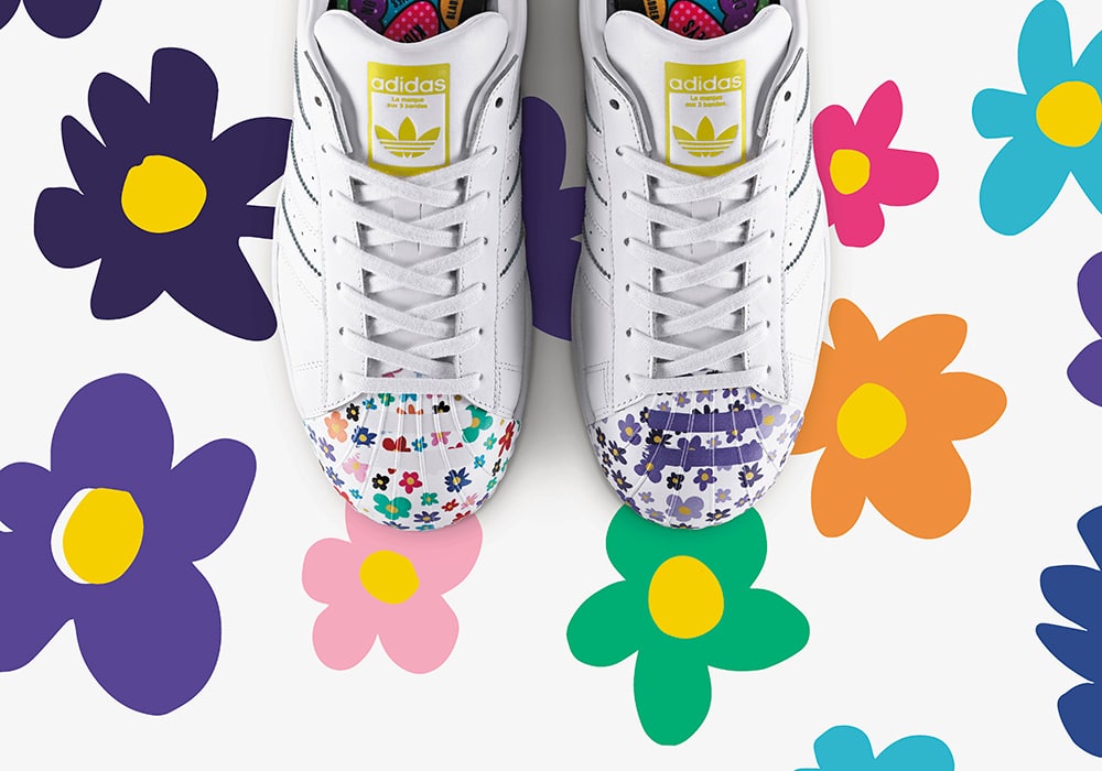 Supershell: el icónico Shelltoe de Adidas intervenido por completo ...