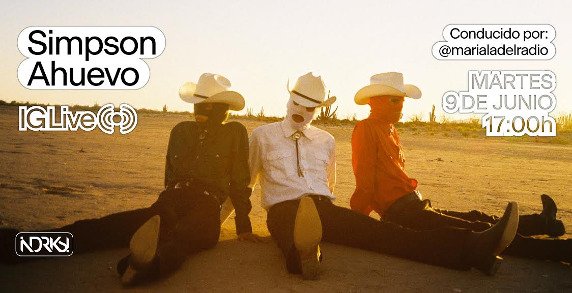 Simpson Ahuevo tendrá su IG Live a través de Indie Rocks!