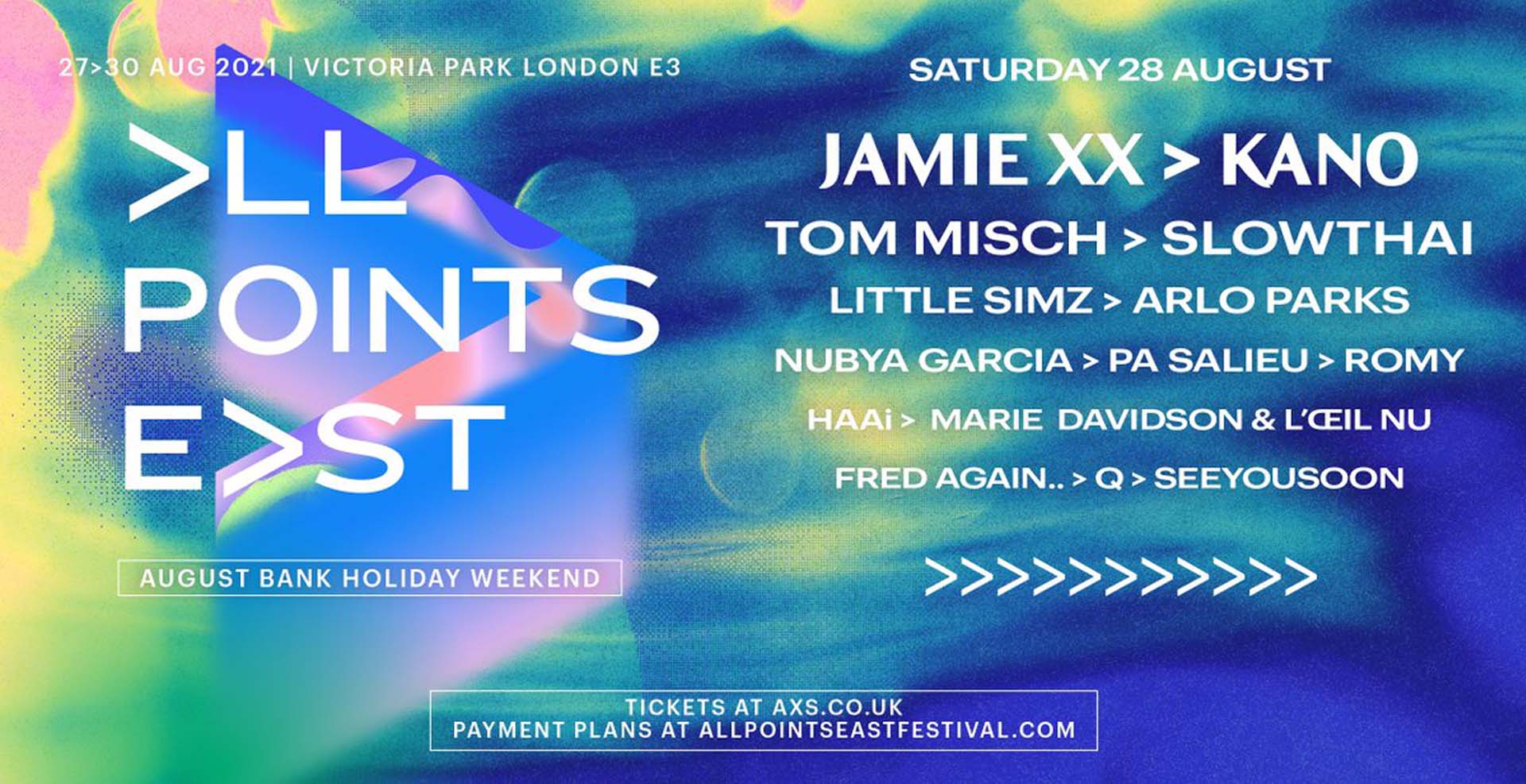 Conoce todos los detalles del Festival All Points East 2021