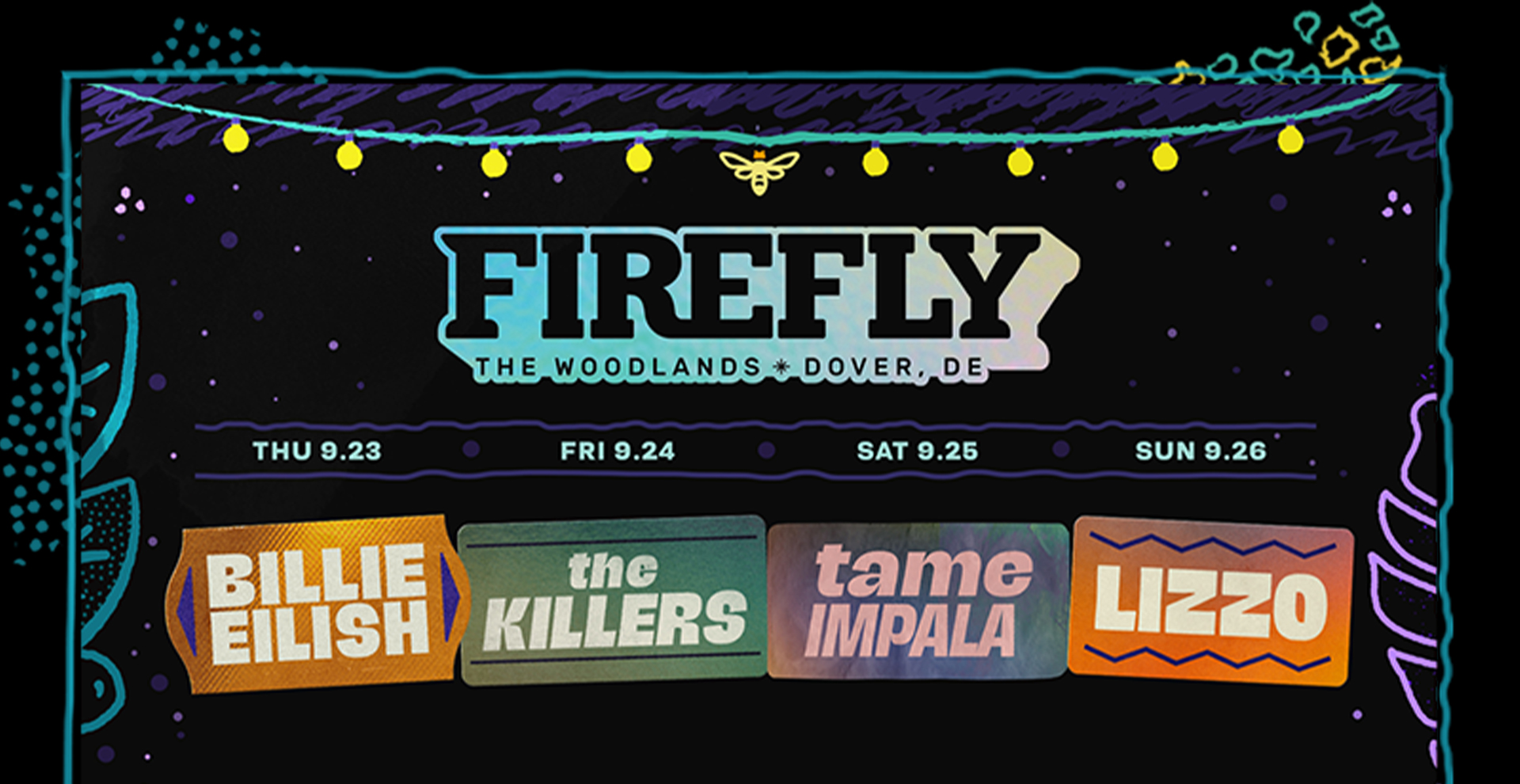 Festival Firefly 2021: de Billie Eilish hasta Tame Impala