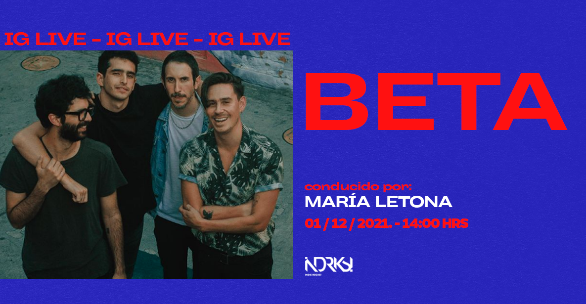 Conéctate al IG Live de Beta a través de Indie Rocks!