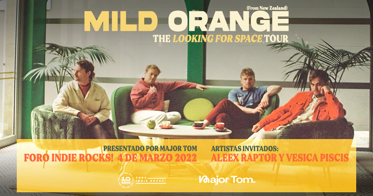 Mild Orange llegará al Foro Indie Rocks!