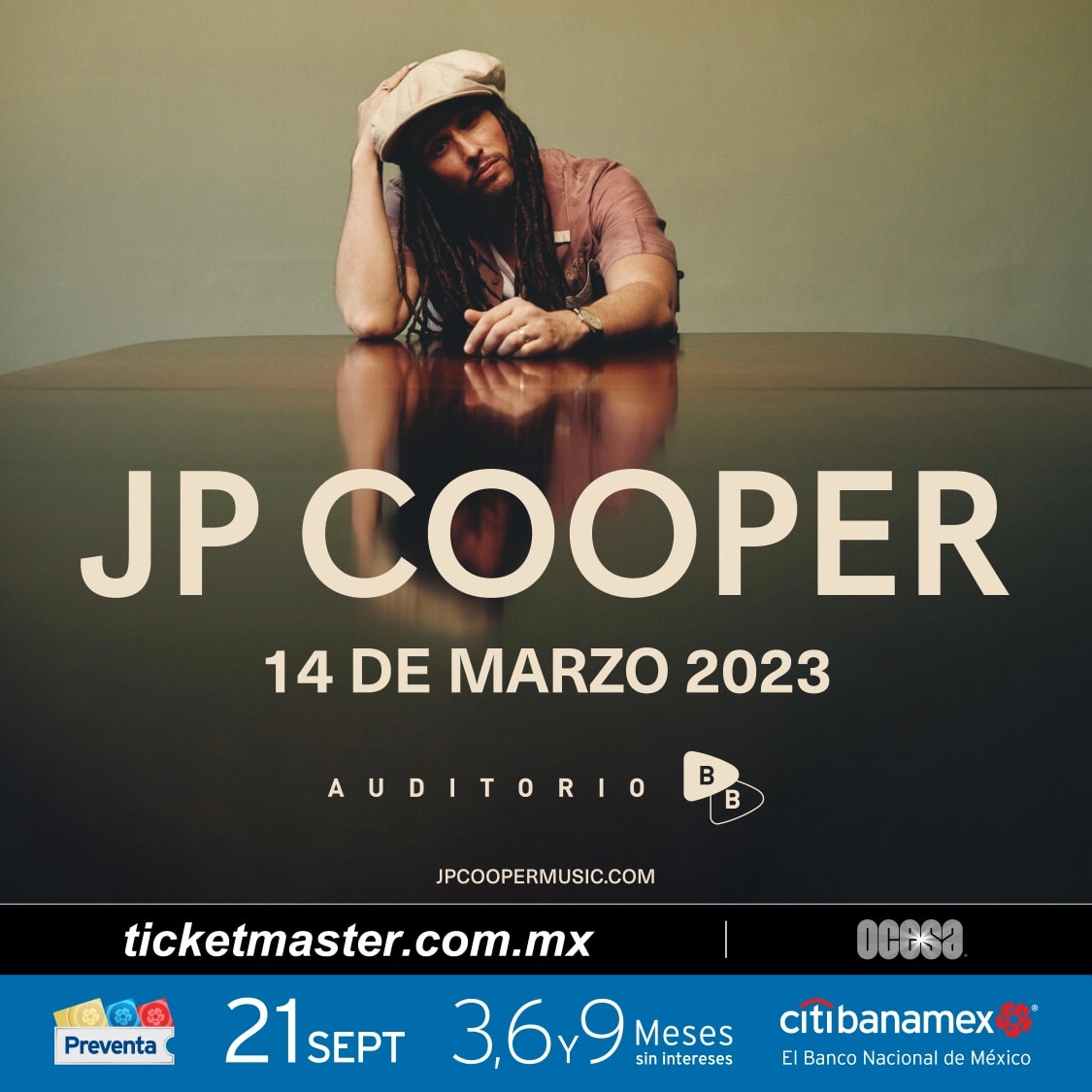 JP Cooper se presentará en la Ciudad de México