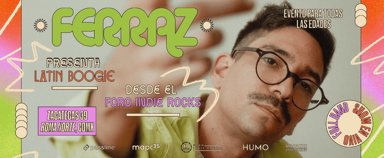 No te pierdas a Ferraz en el Foro Indie Rocks!
