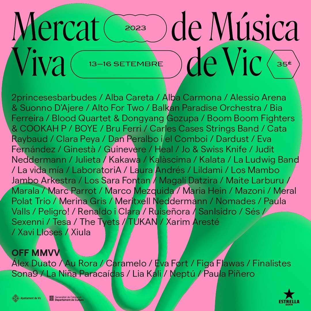 Llegó la edición 35 del Mercat de Música Viva de Vic