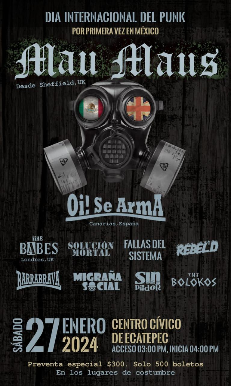 Mau Maus, íconos del Hardcore Punk del Reino Unido, en México - Indie ...