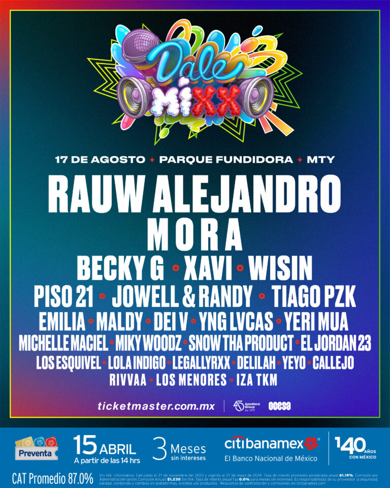 DALE MIXX 2024 anuncia su lineup