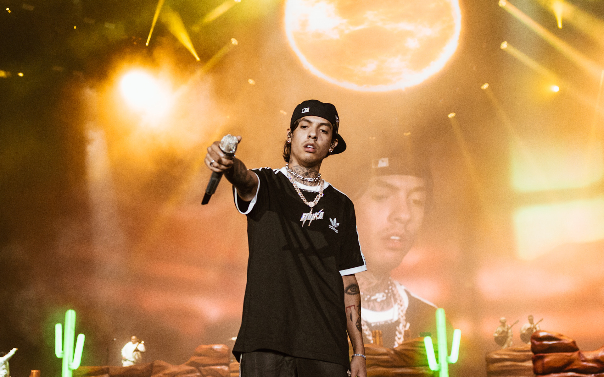 Natanael Cano en el Estadio GNP Seguros