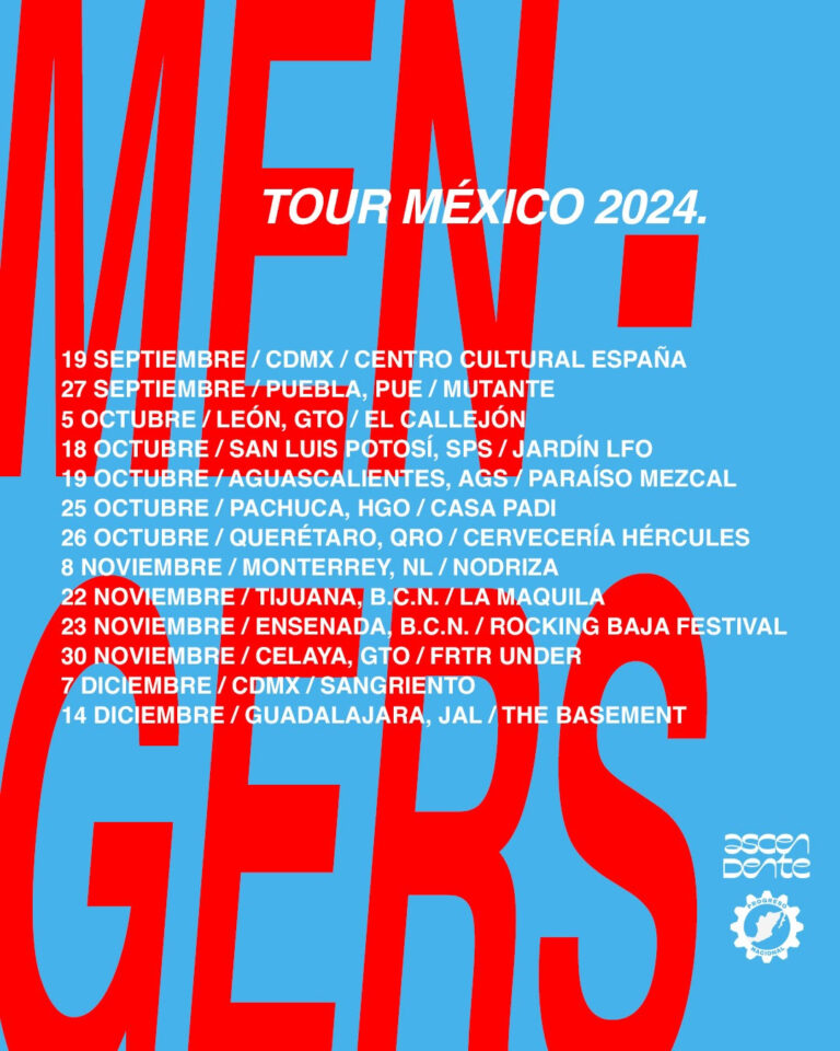 Mengers dará tour por México