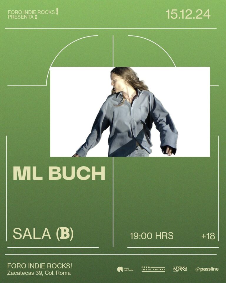 ML Buch llegará al Foro Indie Rocks!