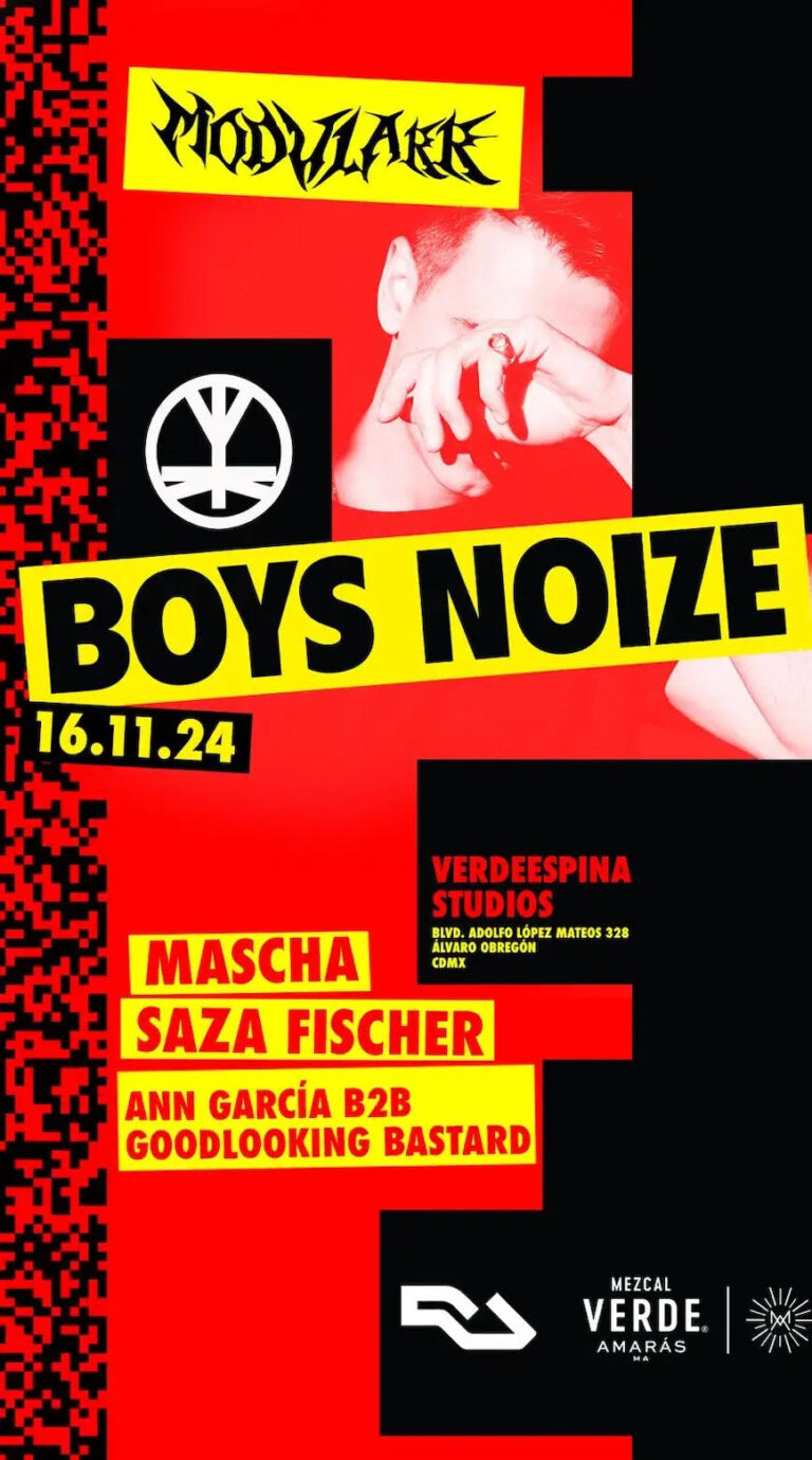 PRECIOS: Boys Noize se presentará en la Ciudad de México