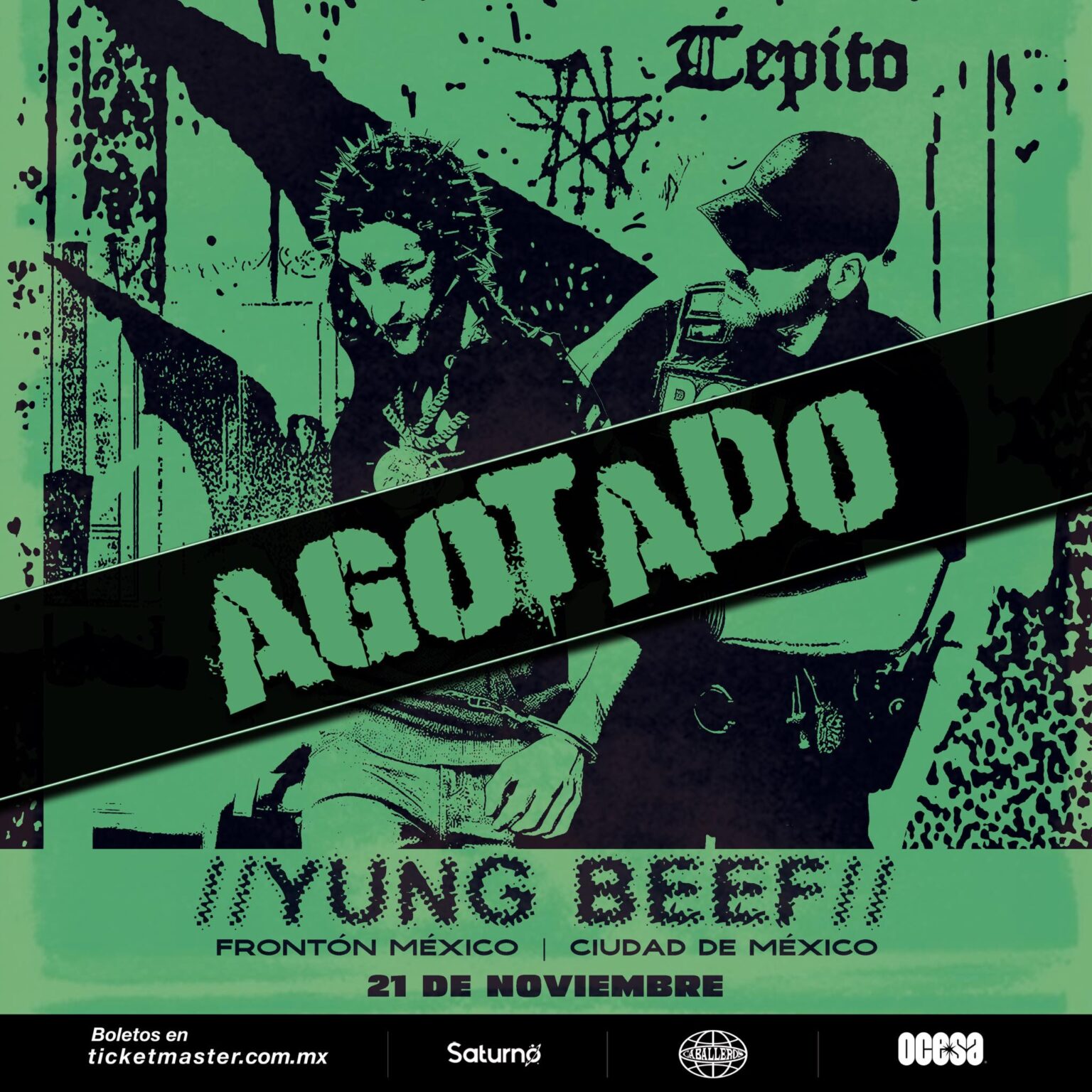 SOLD OUT: Yung Beef llegará al Frontón México