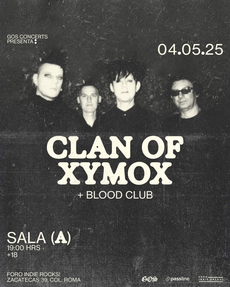 PRECIOS: Clan of Xymox se presentará en el Foro Indie Rocks!