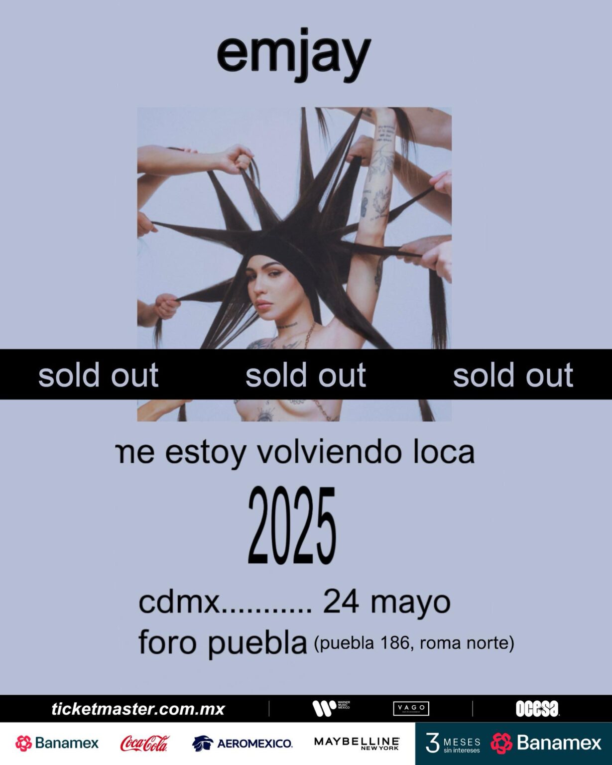 SOLD OUT: EMJAY enloquecerá el Foro Puebla
