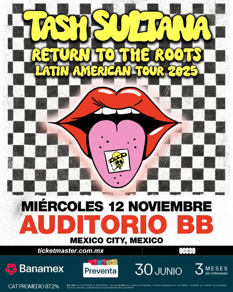 PRECIOS: Tash Sultana regresará a México