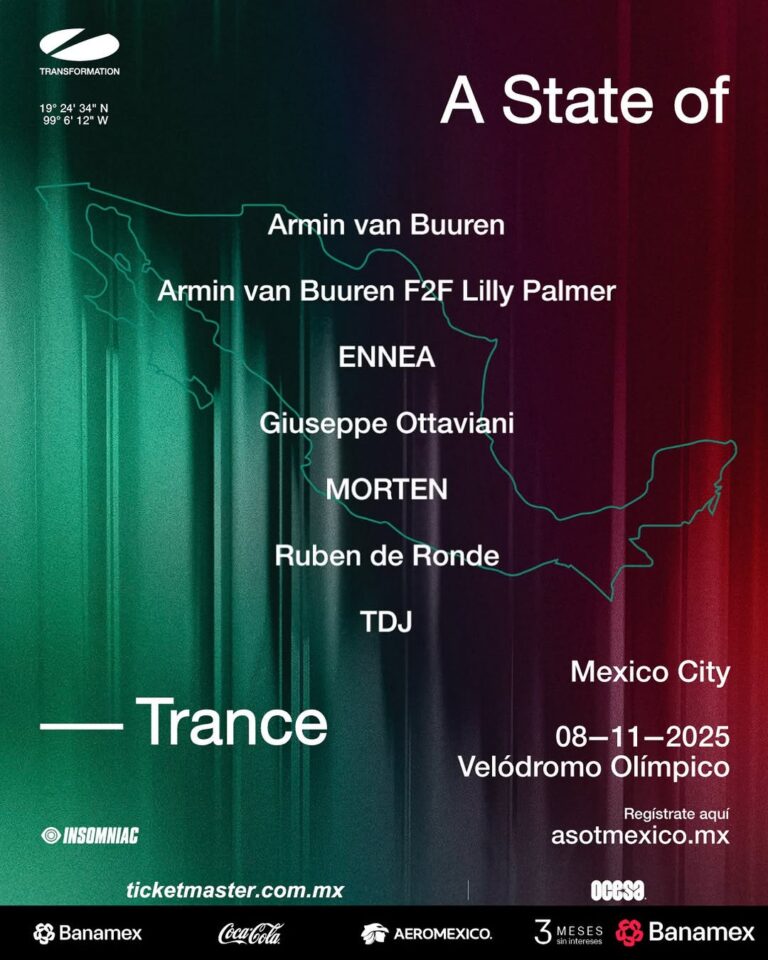 PRECIOS: A State of Trance México 2025 revela lineup