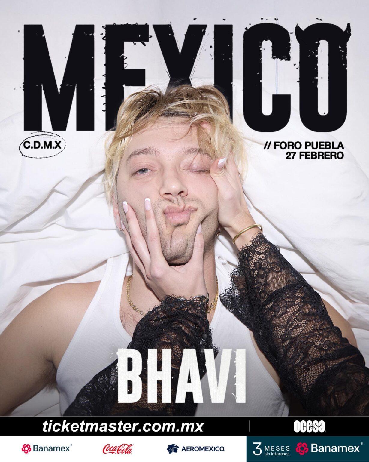 PRECIOS: Bhavi llegará al Foro Puebla
