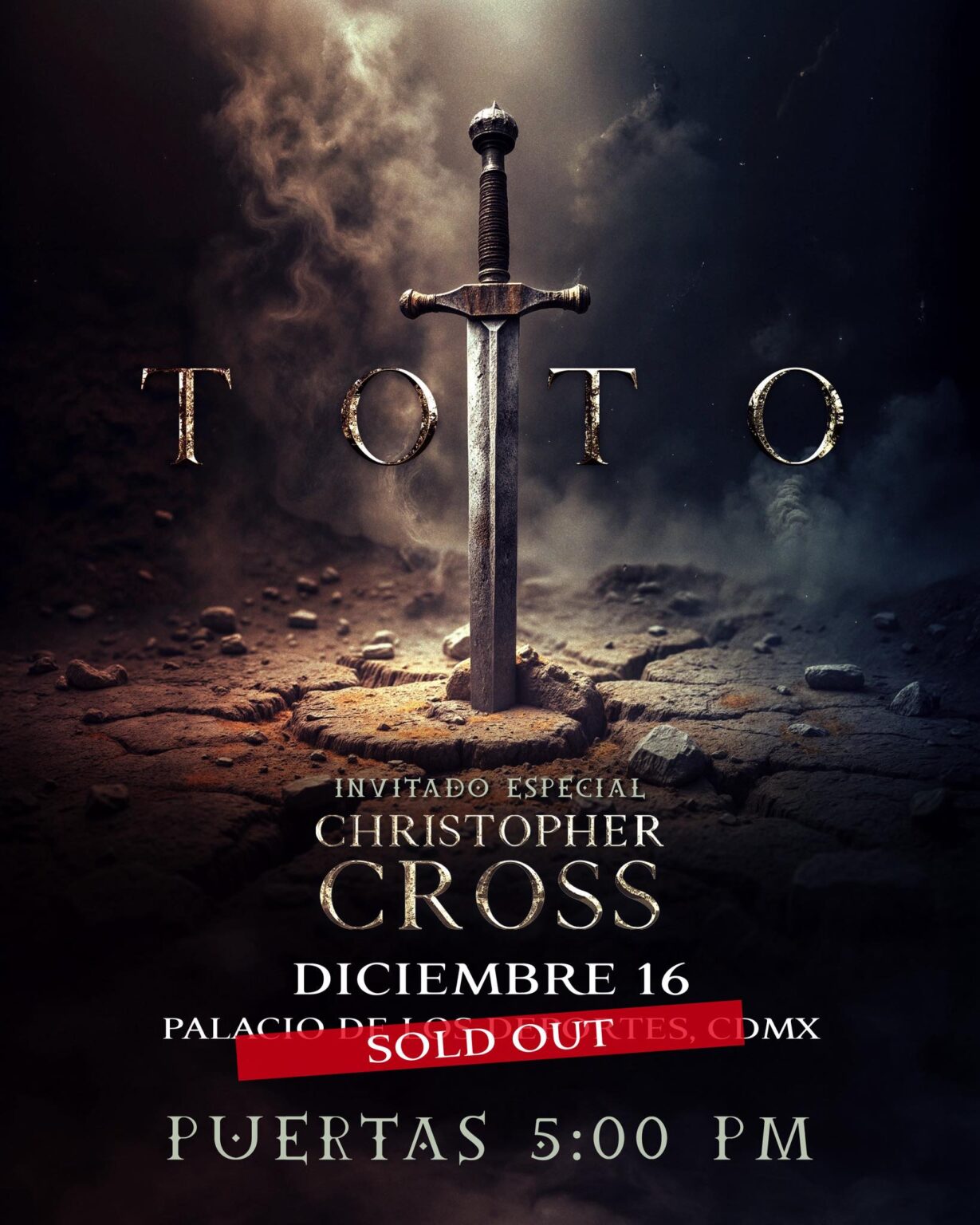 SOLD OUT: TOTO dará un concierto en el Palacio de los Deportes