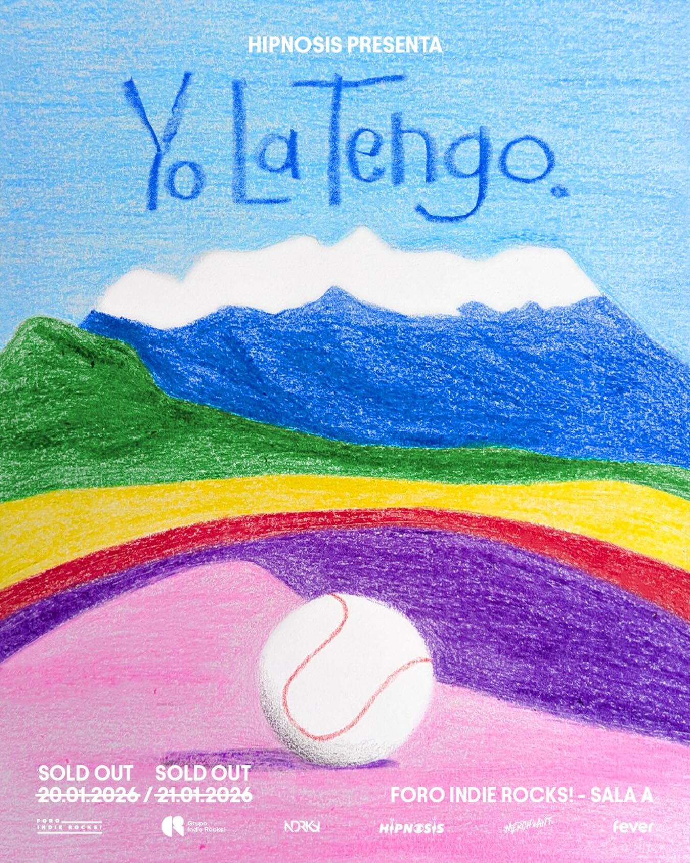 SOLD OUT: Hipnosis presenta Yo La Tengo en el Foro Indie Rocks!